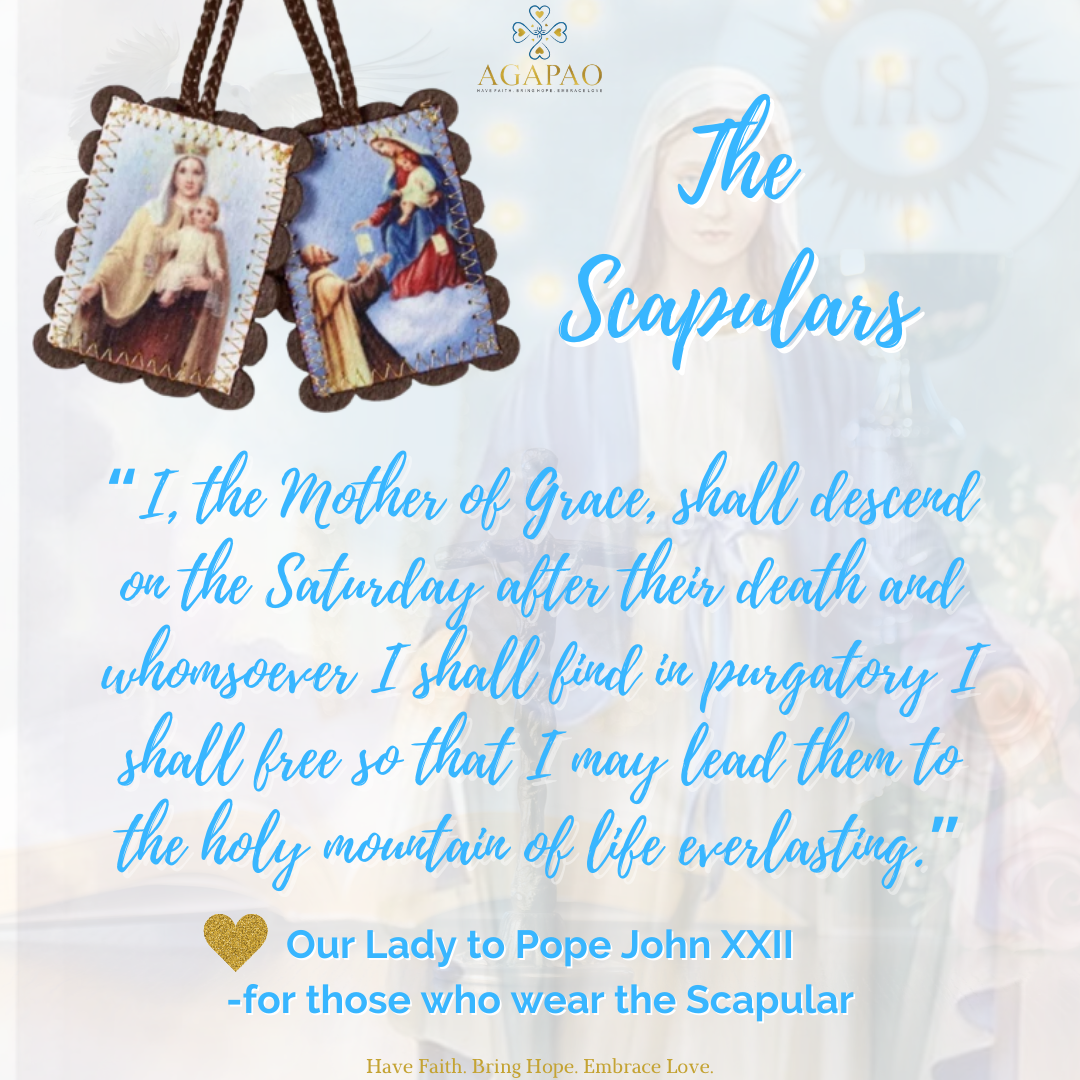 What is a Scapular? Why Do Catholics Wear Scapulars? — Agapao Store