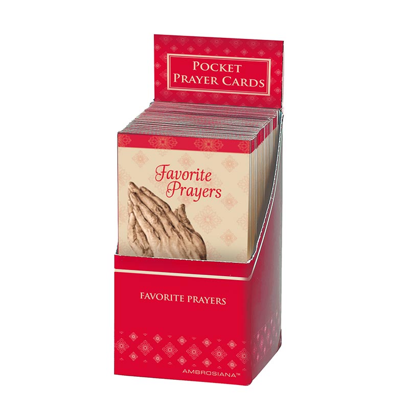 Favorite Prayers Trifold Card Display - 48 Pieces — Agapao Store