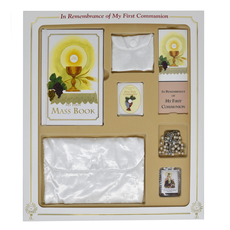 First Mass Book (My First Eucharist) (Premier Set) - White — Agapao Store