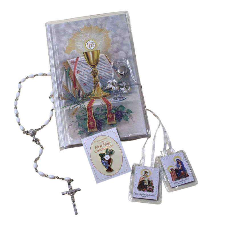 First Mass Book (Pray Always Edition) Vinyl Set - White — Agapao Store