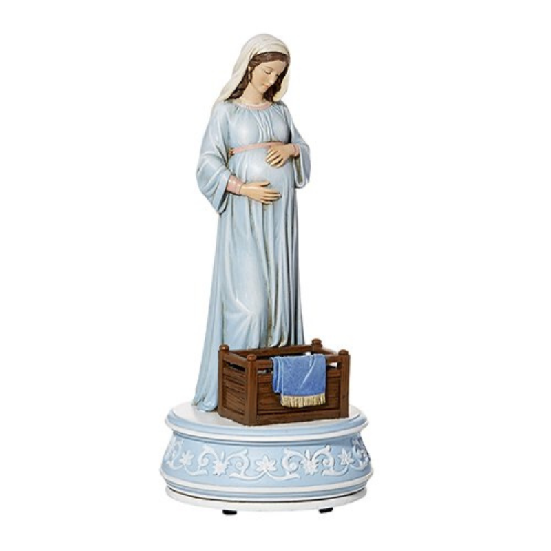 Labor of Love Mother Mary Musical Figurine 9.25” — Agapao Store