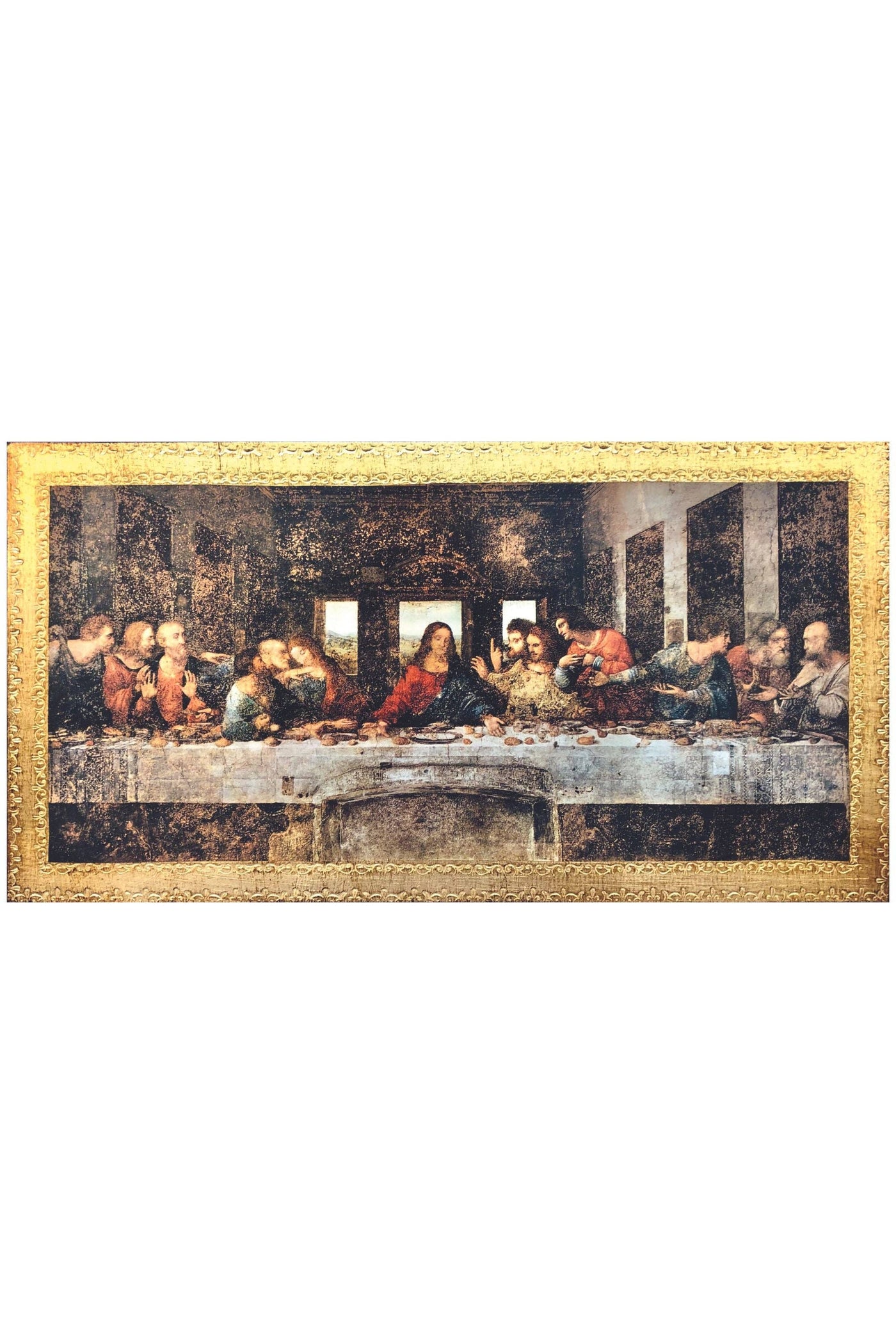 Last Supper Florentine Plaque by Da Vinci – Made in Italy, Religious W ...