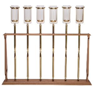Set of 6 Torches with Base Stand — Agapao Store