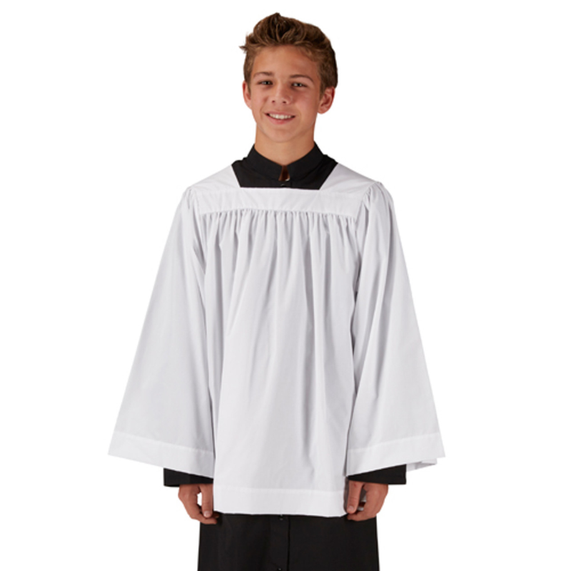 3" Longer Square Neck Surplice — Agapao Store