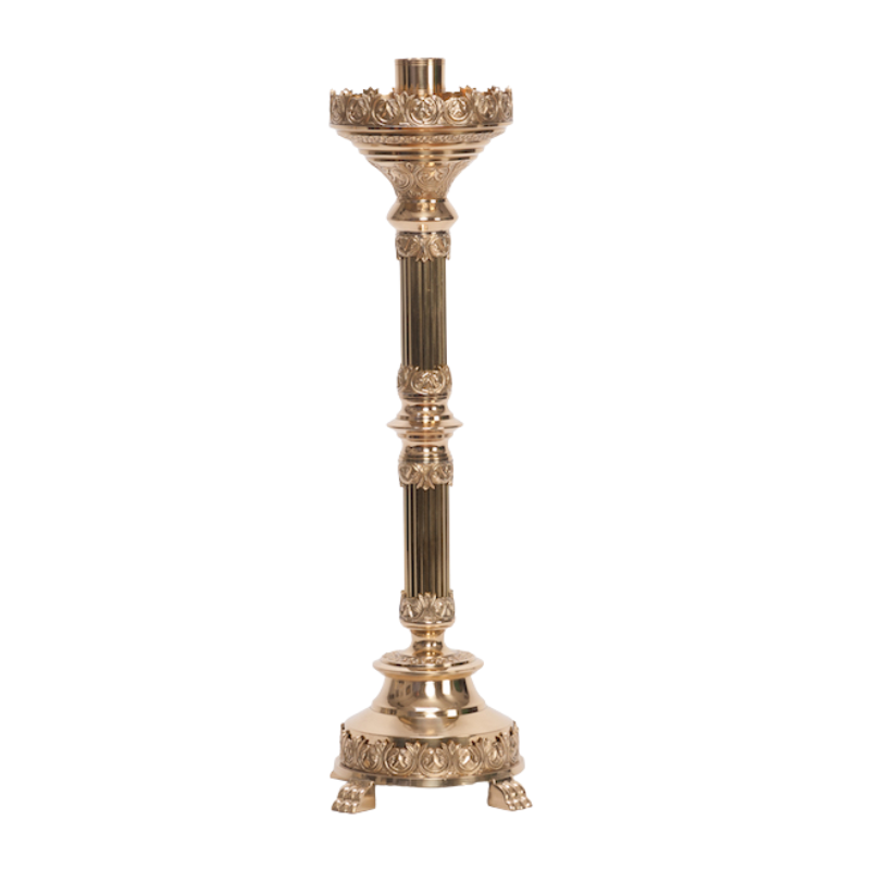 24" Traditional Ridge Stem Altar Candlestick — Agapao Store