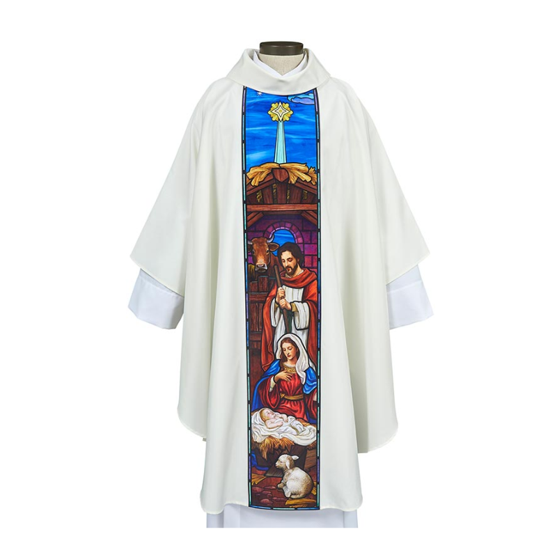 Gothic Style Nativity Chasuble — Agapao Store