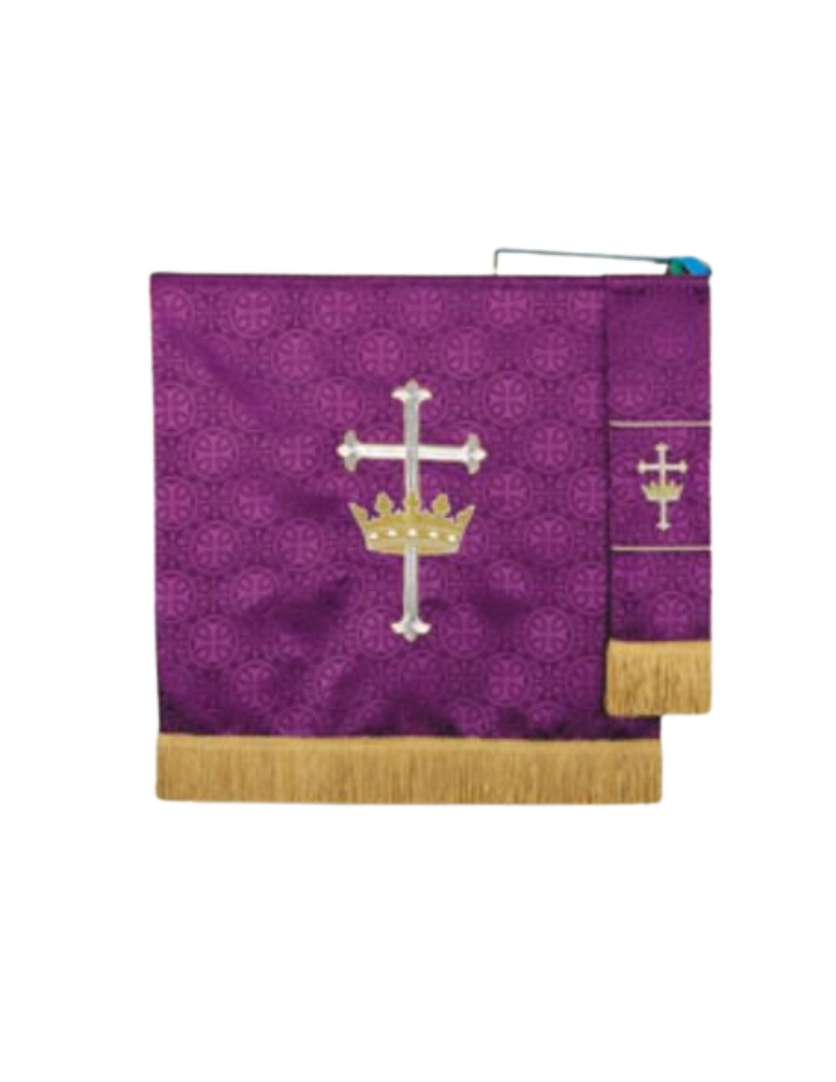 Purple Maltese Jacquard Pulpit Scarf — Agapao Store