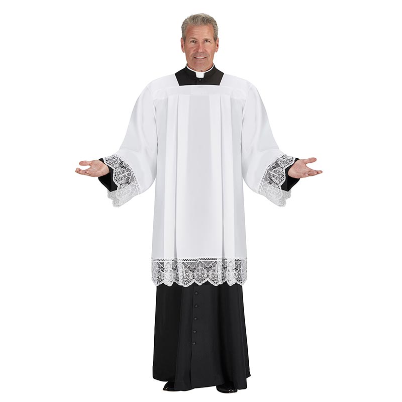 Santa Croce Roll Collar Alb — Agapao Store