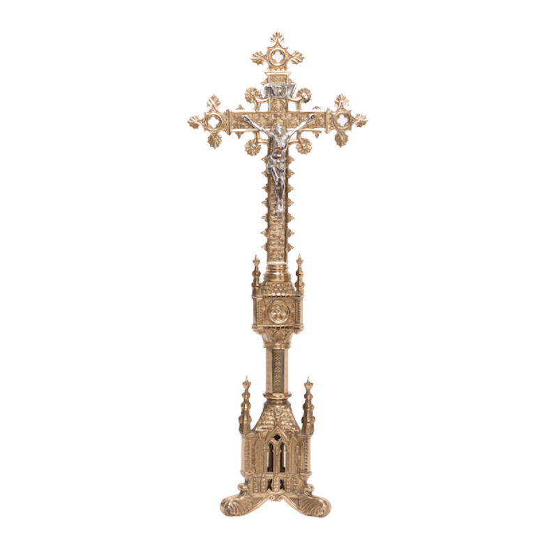 Traditional French Gothic Altar Crucifix — Agapao Store