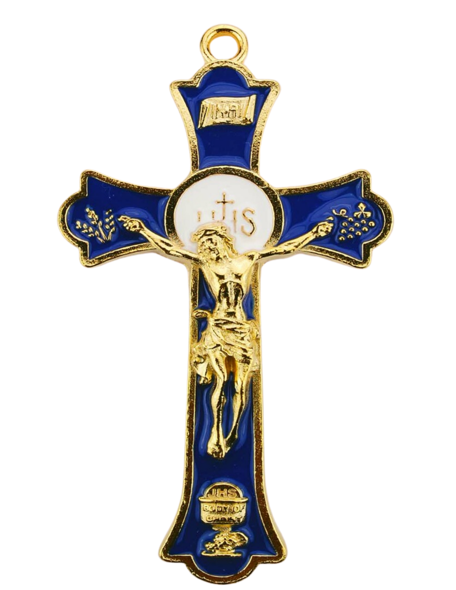 Blue Holy Mass Crucifix — Agapao Store